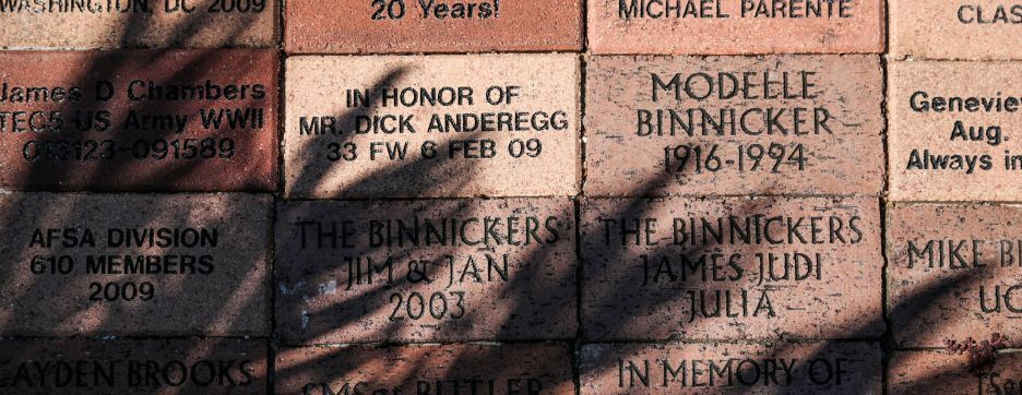 Memorial Pavers Examples